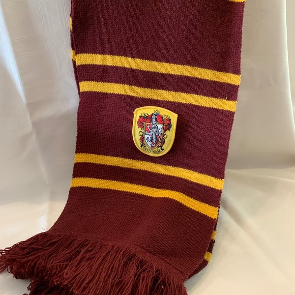 Warner Bros. | Accessories | Harry Potter Gryffindor Scarf Burgandy And ...